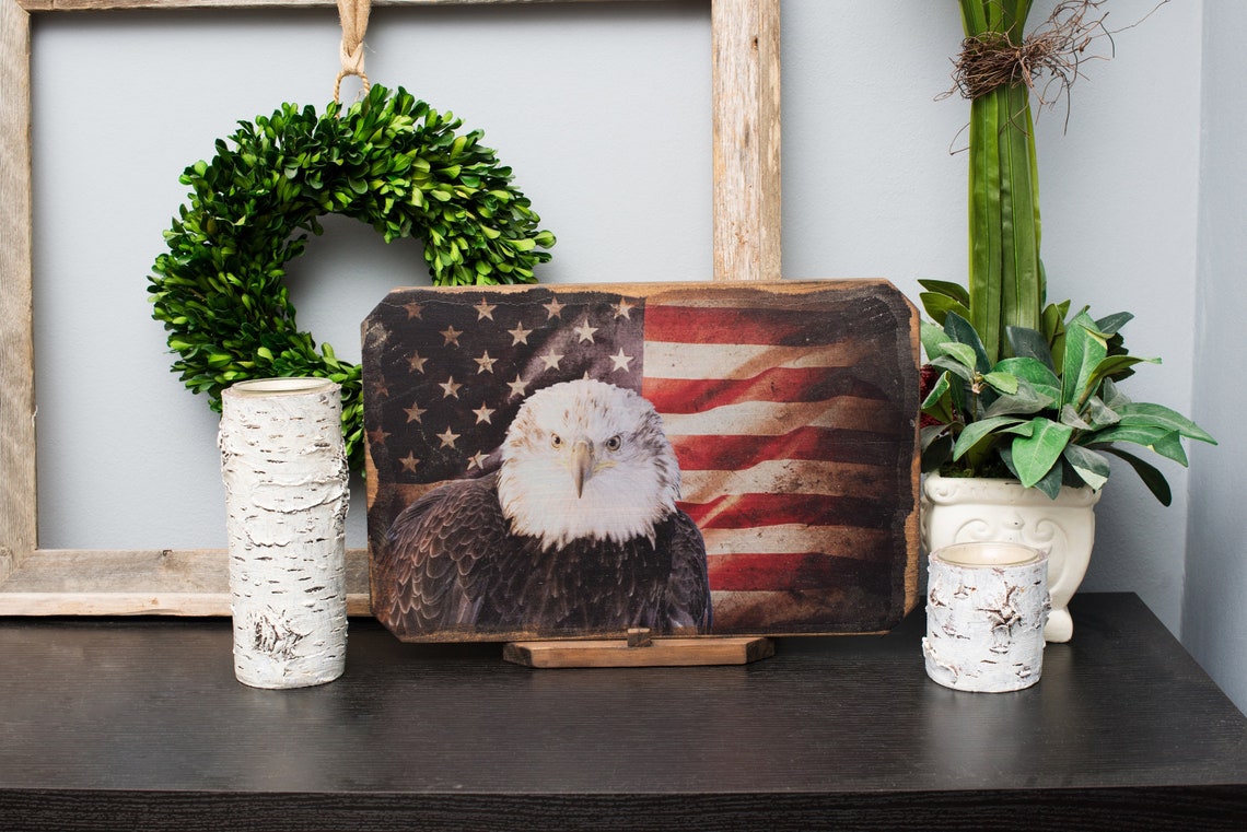 American Flag Sign Freedom Sign American Sign Military - Etsy