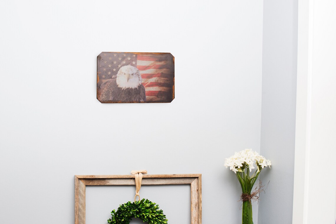 American Flag Sign Freedom Sign American Sign Military - Etsy