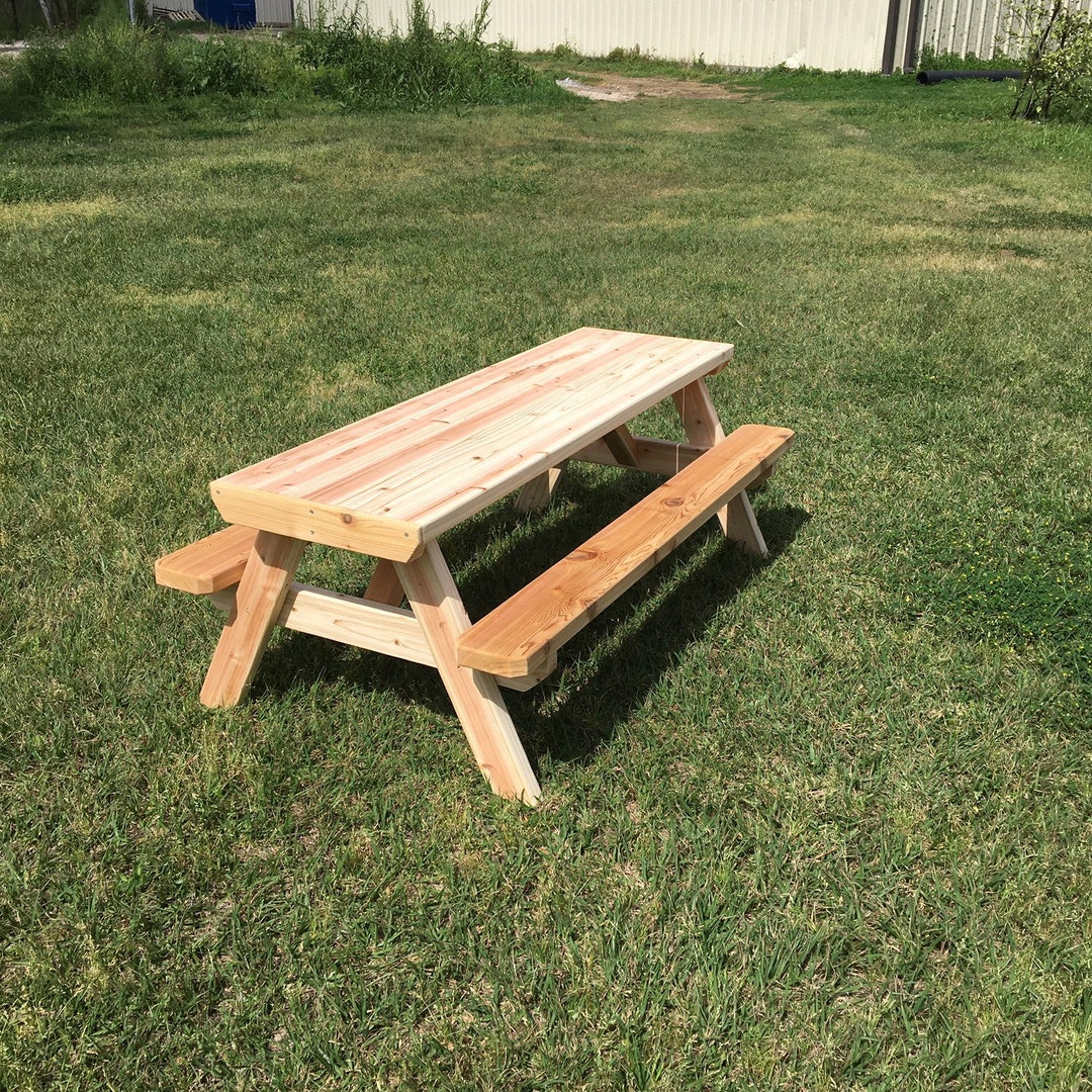 Kids Picnic Table, Childrens Picnic Table, Picnic Table, Cedar Picnic ...