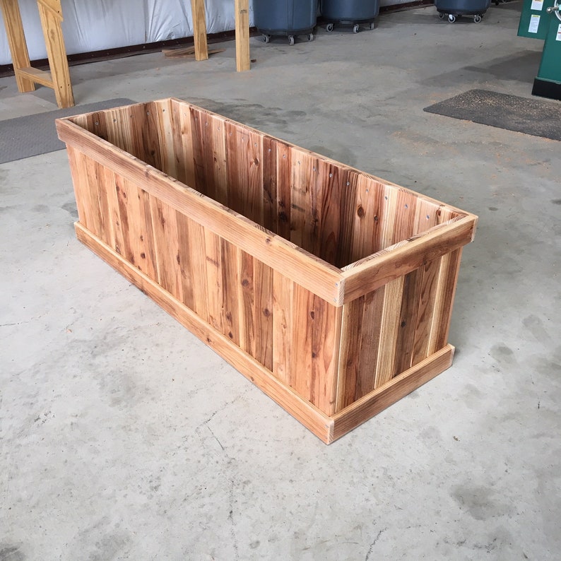 Cedar Planter Box, Cedar Planter, Planter Box, Patio Planter, Garden ...
