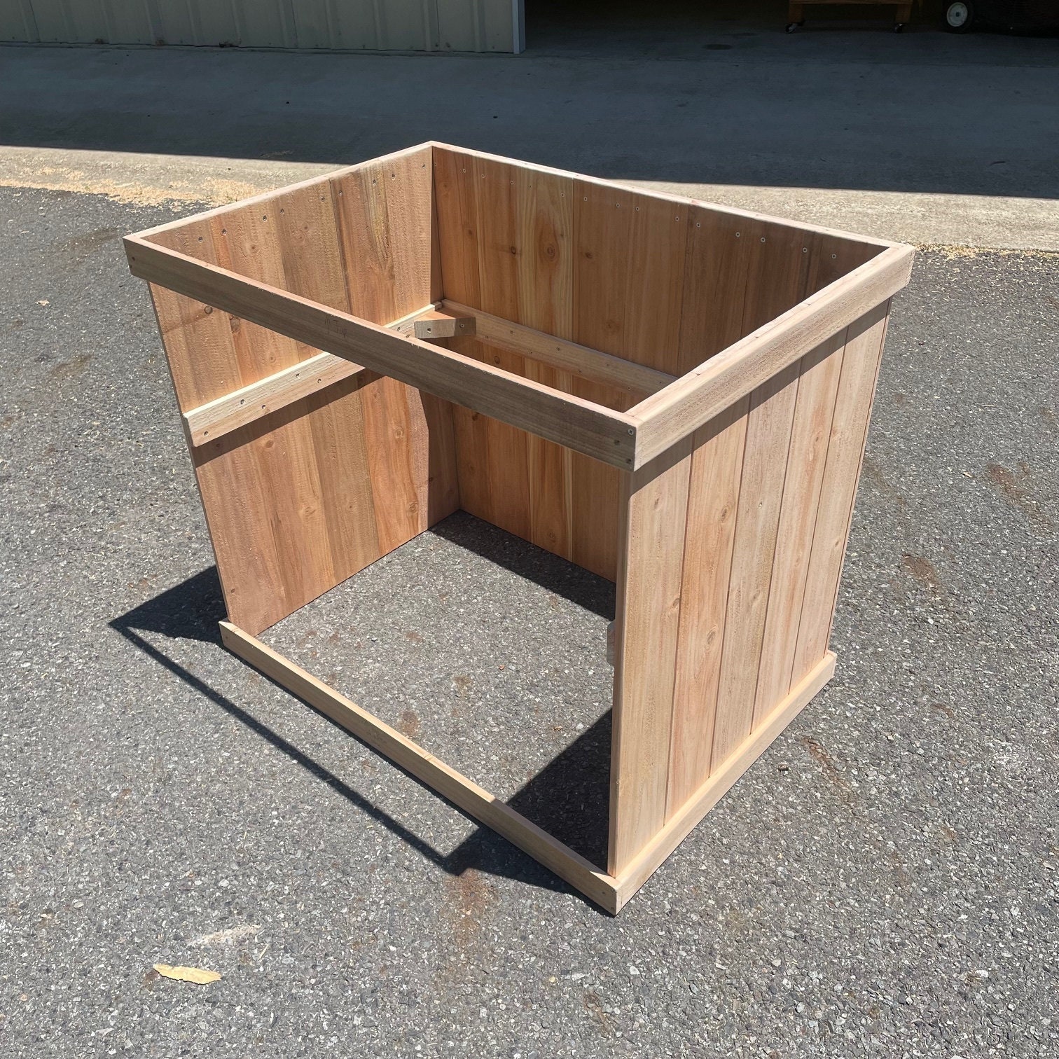 Wooden Privacy Screen for Ac, Air Conditioning Cover, Utility Box ...