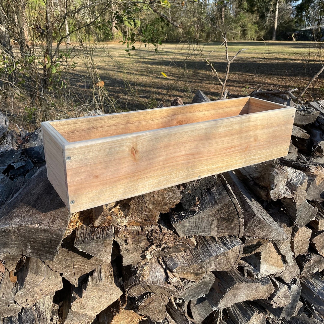 Cedar Window Box: Herbs, Flowers, Succulents, Cactus, Vegetable Veggie ...