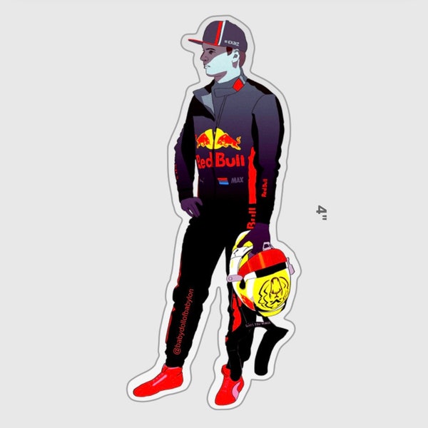 Max Verstappen Sticker - Etsy