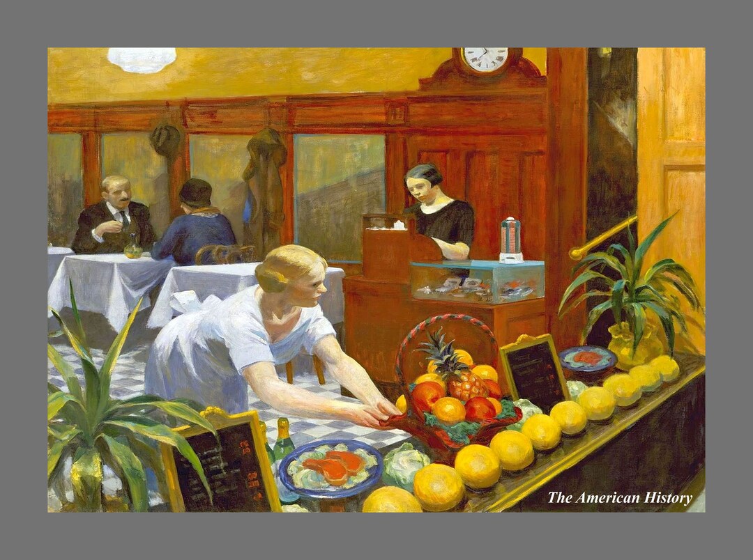 1493 Tables for Ladies by Edward Hopper Giclee Fine Art - Etsy