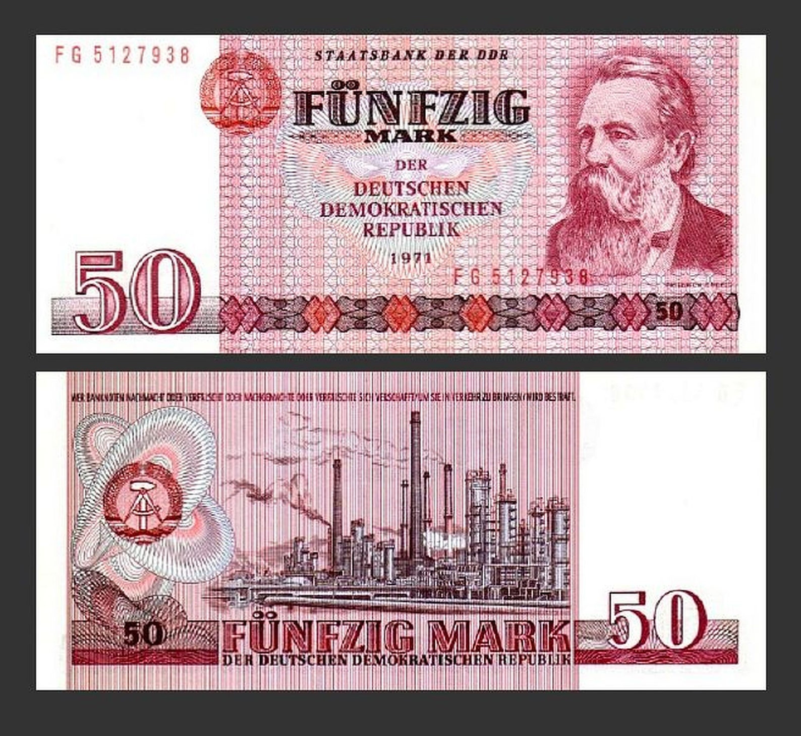 5102050100200500 DDR Mark Geldscheine 1971-1989 alte - Etsy.de