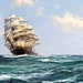 1736 Clipper Ship on the High Seas by Montague Dawson Giclee Fine Art ...