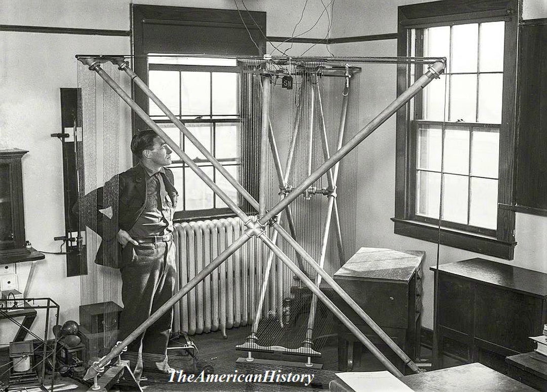 1929, Washington, D.C. Radio With Wire-loop Antenna F 0012 - Etsy