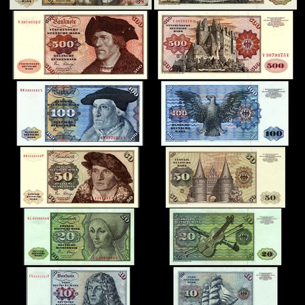 German Banknotes - Etsy
