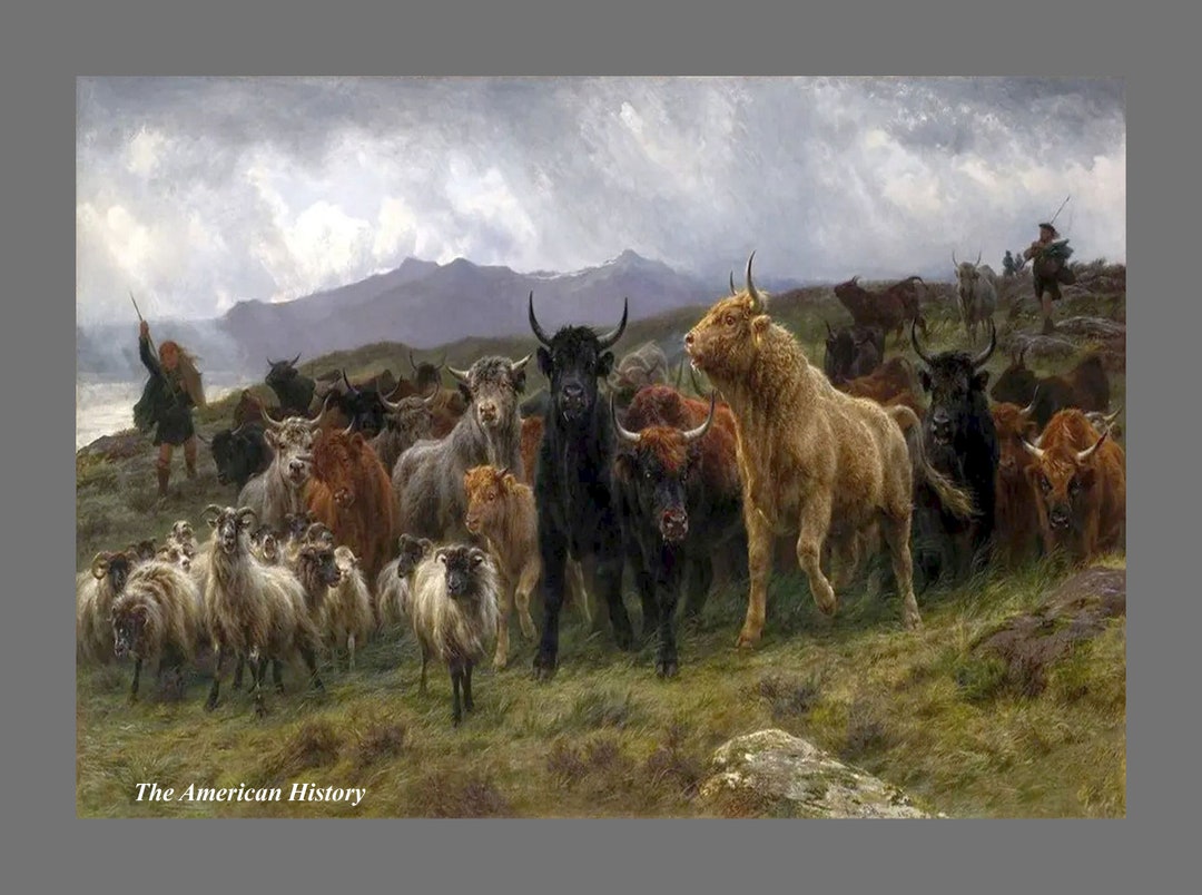 1925 Highland Raid by Rosa Bonheurt Giclee Fine Art Print - Etsy