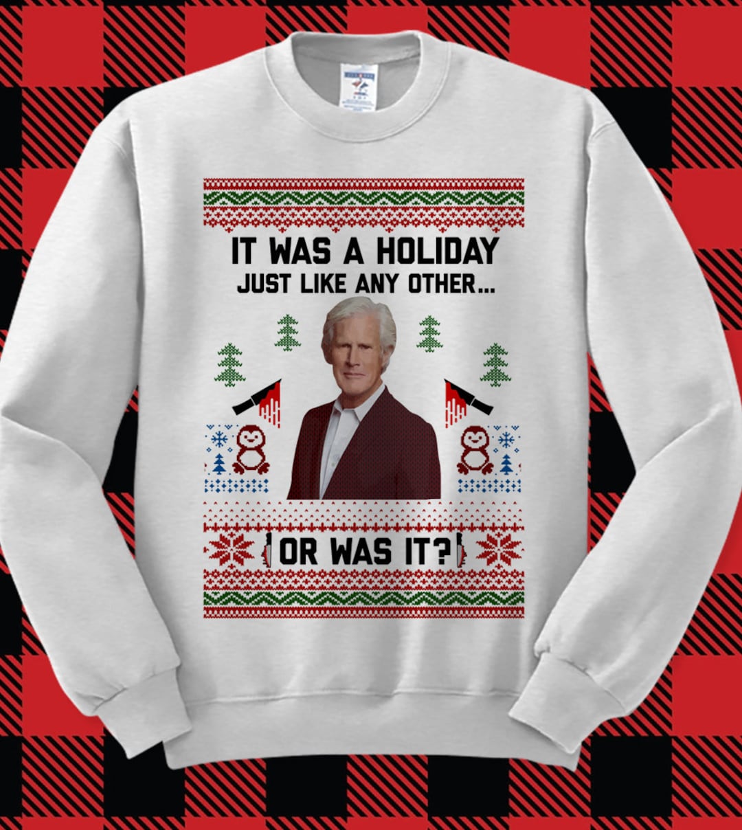 True Crime Ugly Christmas Sweater Party Sweatshirt, Funny Christmas ...