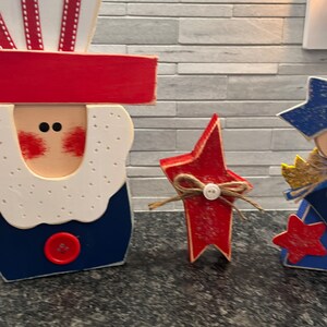 Uncle Sam & Lady Liberty - Etsy