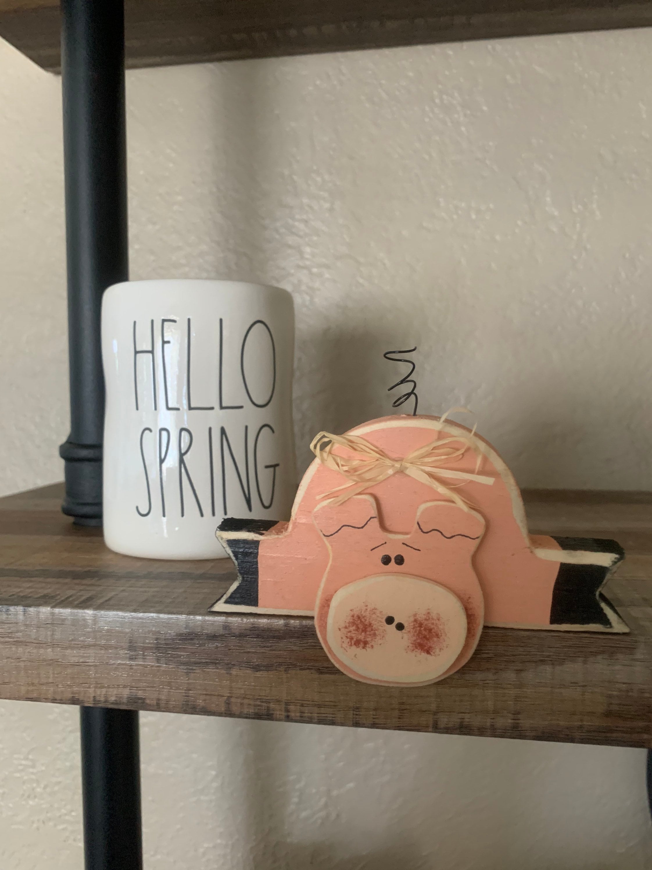 Pig Shelf Sitter - Etsy