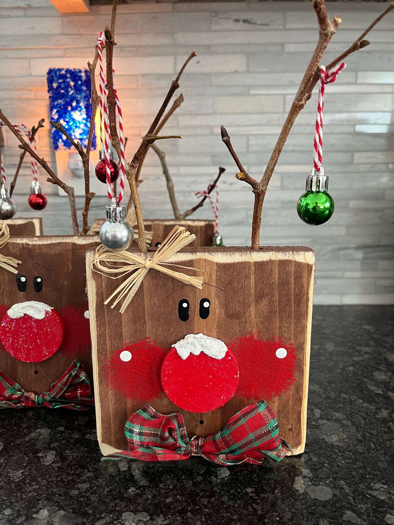 Reindeer Block - Etsy