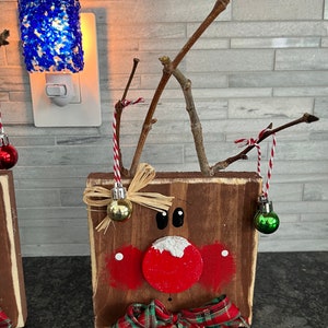 Reindeer Block - Etsy