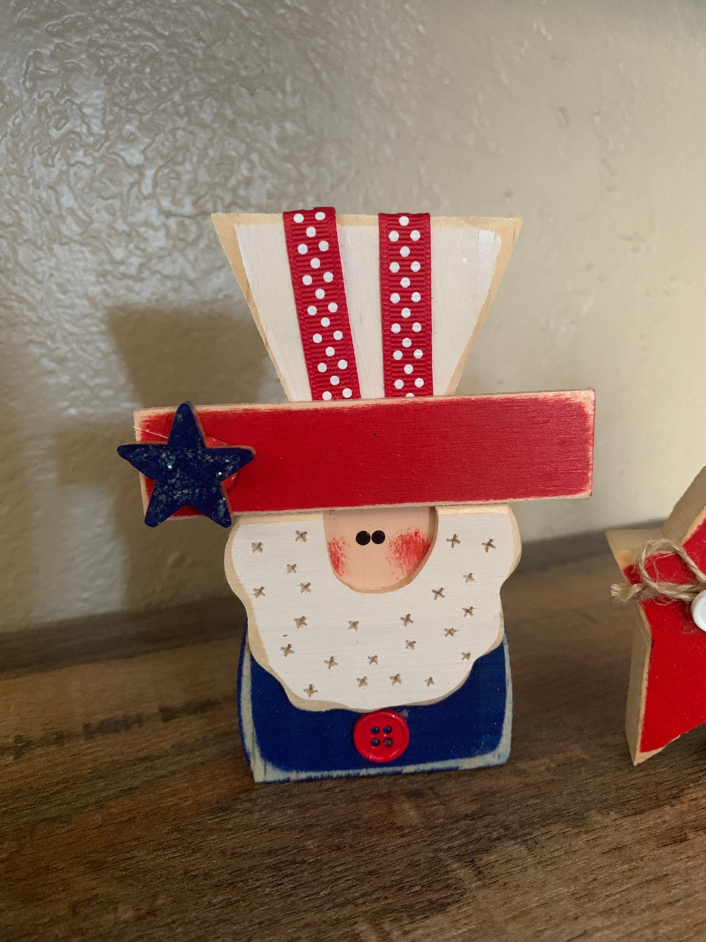 Uncle Sam & Lady Liberty | Etsy
