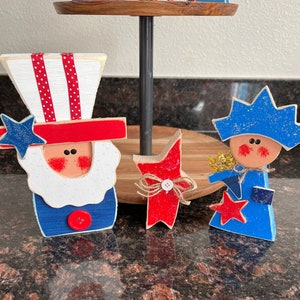 Uncle Sam & Lady Liberty - Etsy