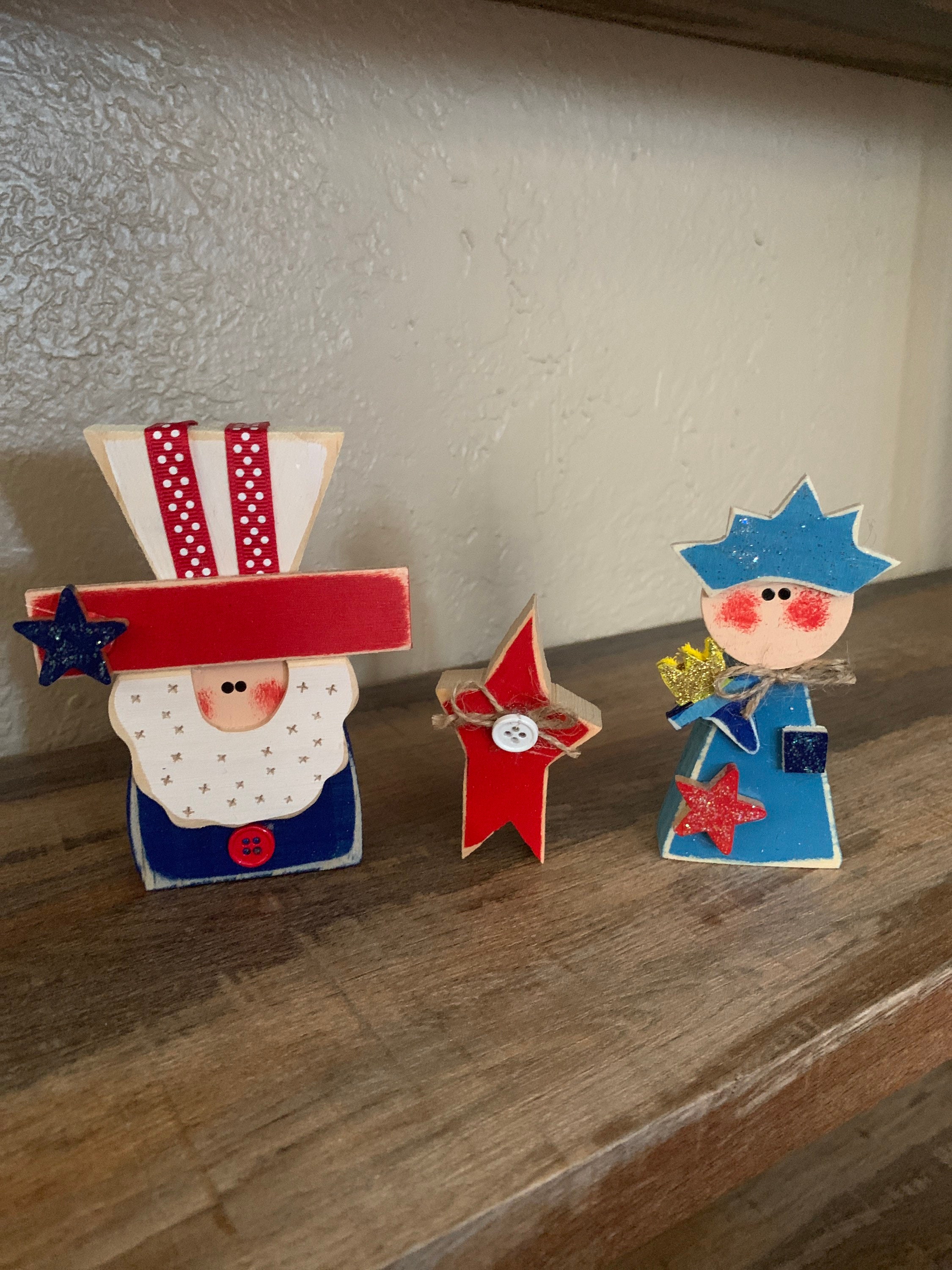 Uncle Sam & Lady Liberty | Etsy