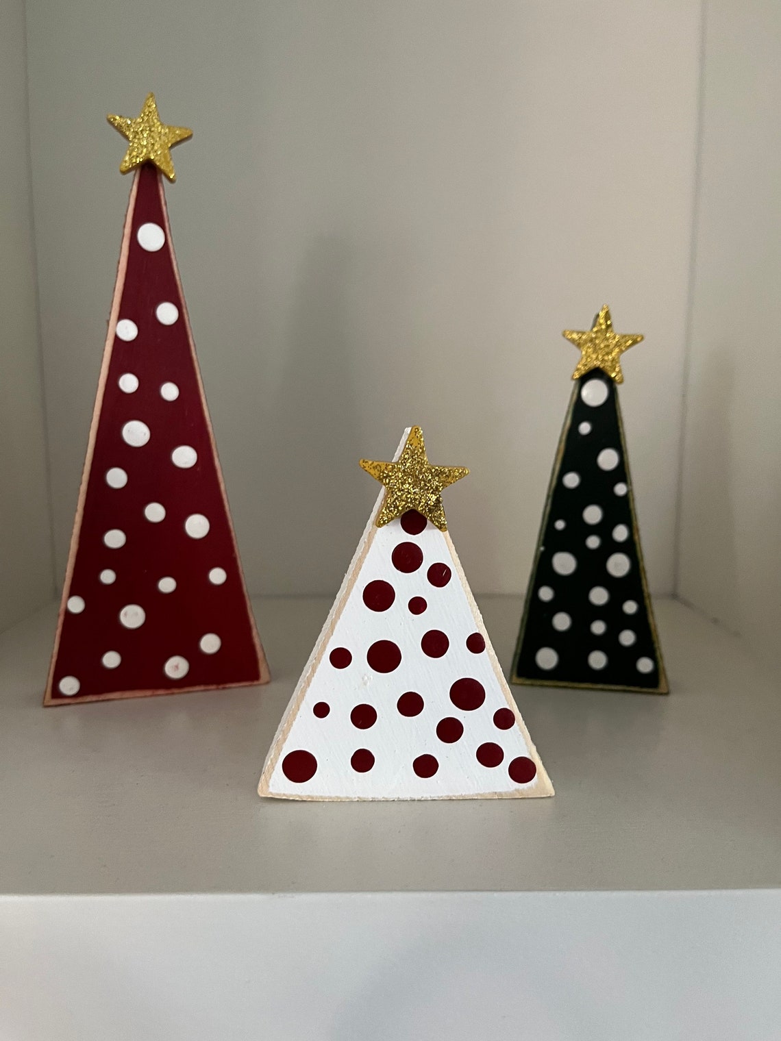 Christmas Tree Trio - Etsy