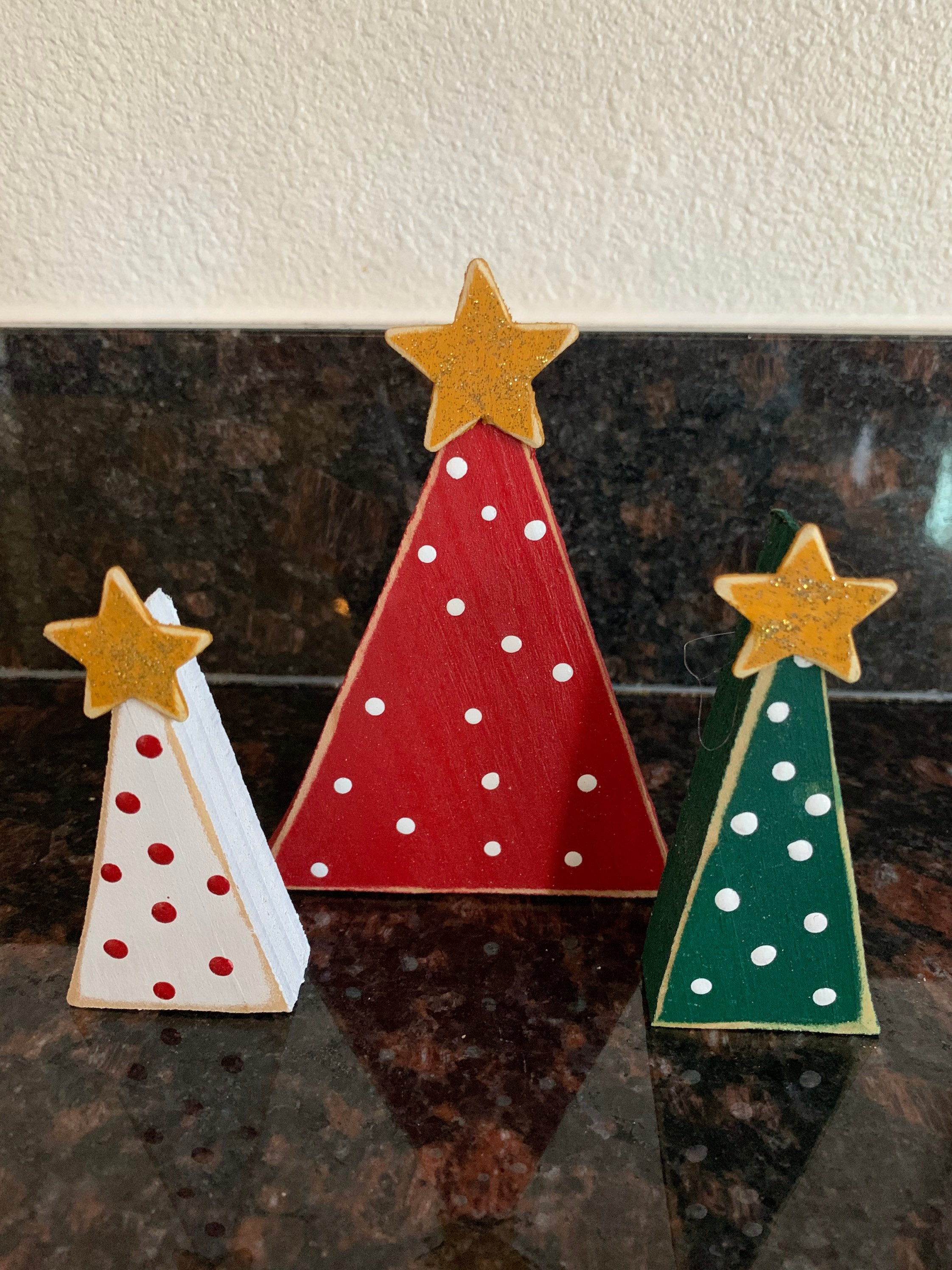 Christmas Tree Trio | Etsy