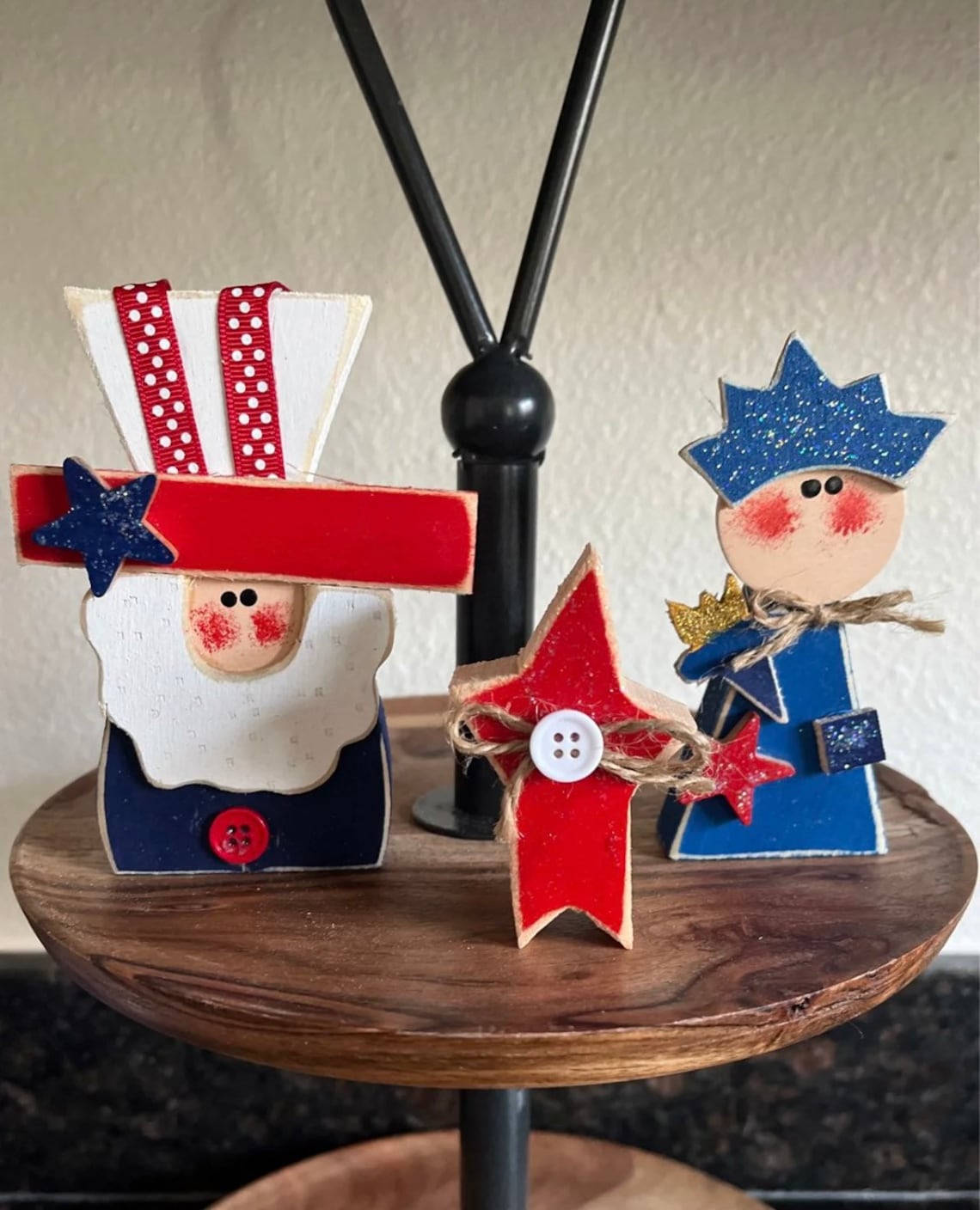 Uncle Sam & Lady Liberty - Etsy
