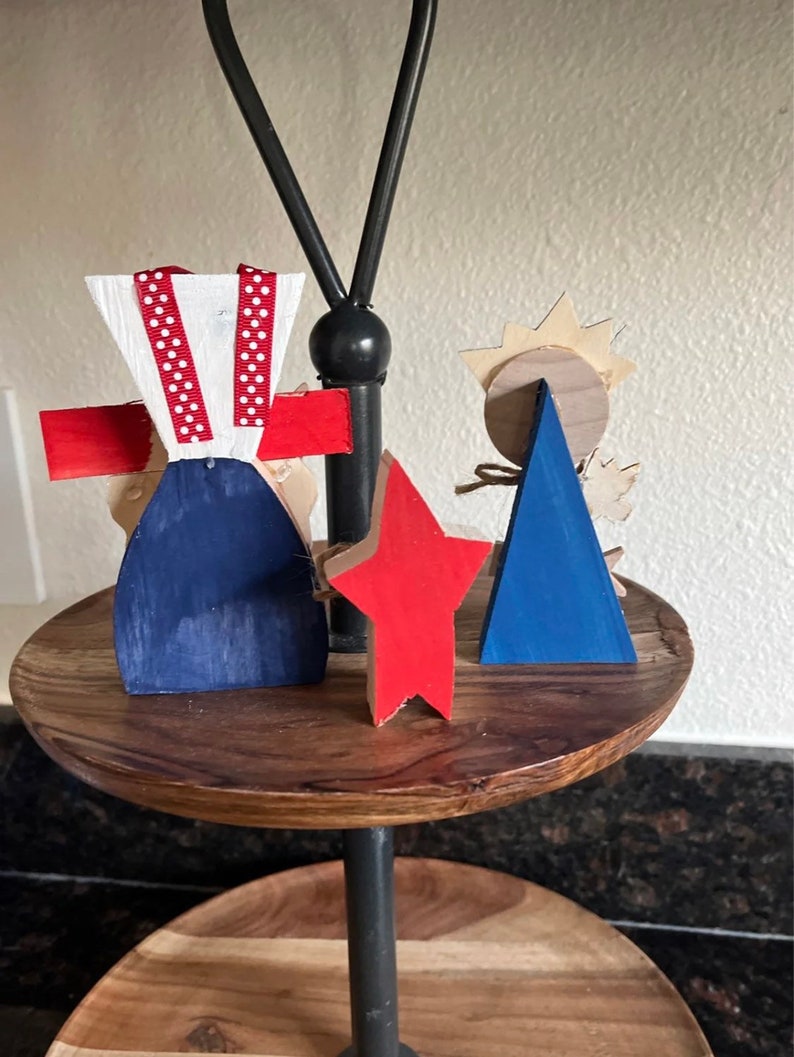 Uncle Sam & Lady Liberty - Etsy