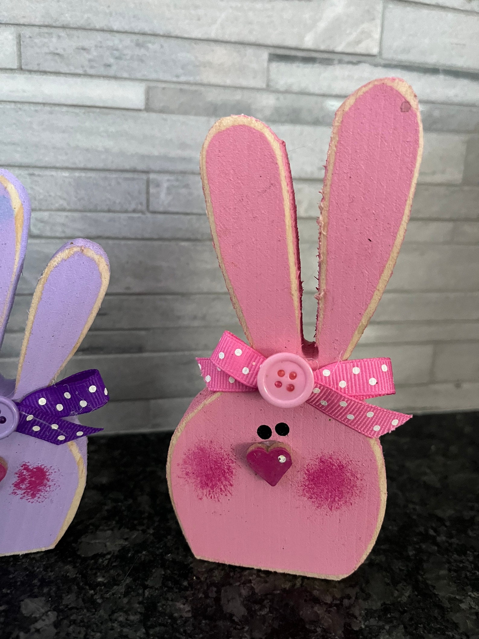 Adorable Bunny Trio Your Choice of Color - Etsy
