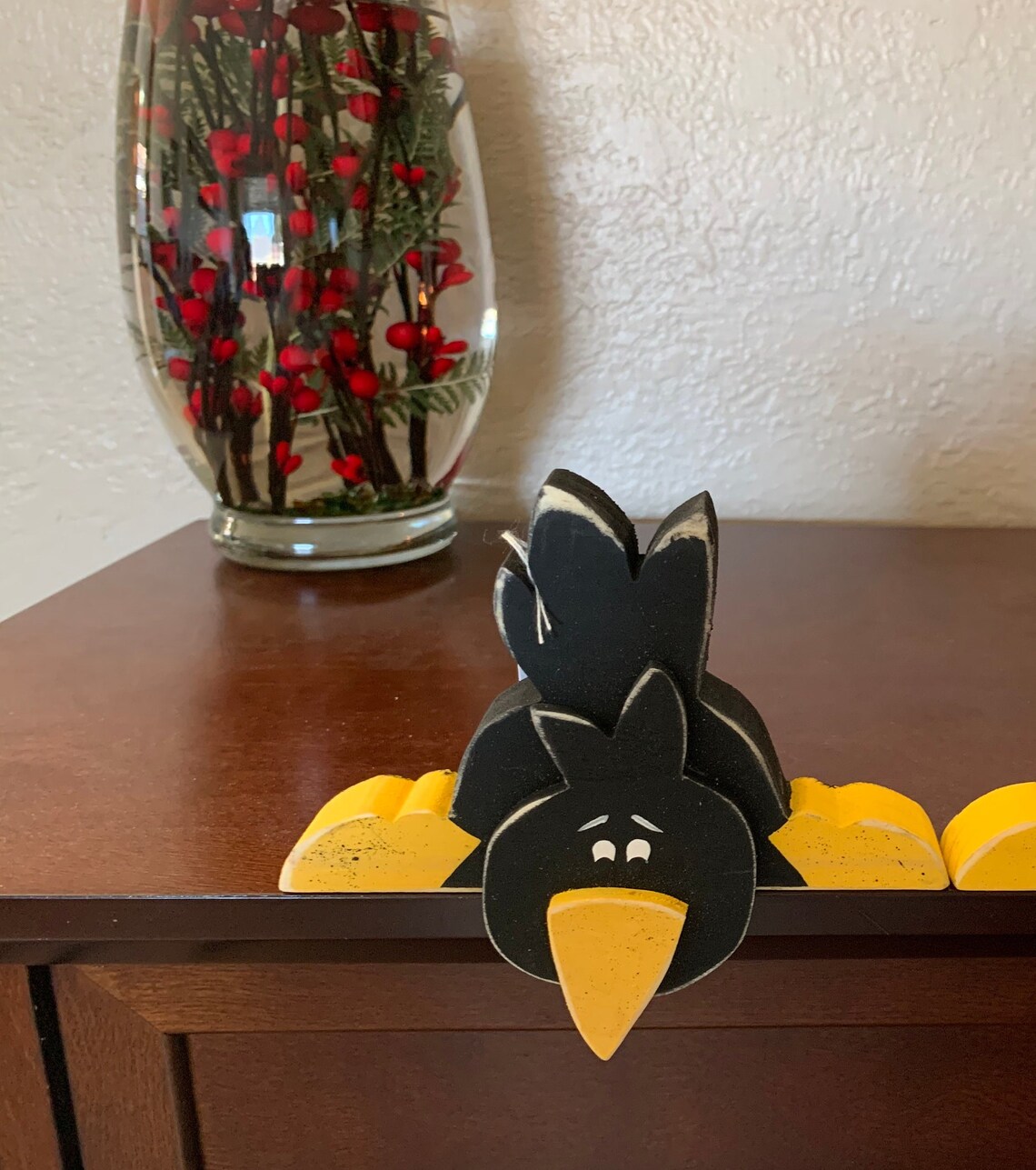 Shelf Sitting Crow - Etsy