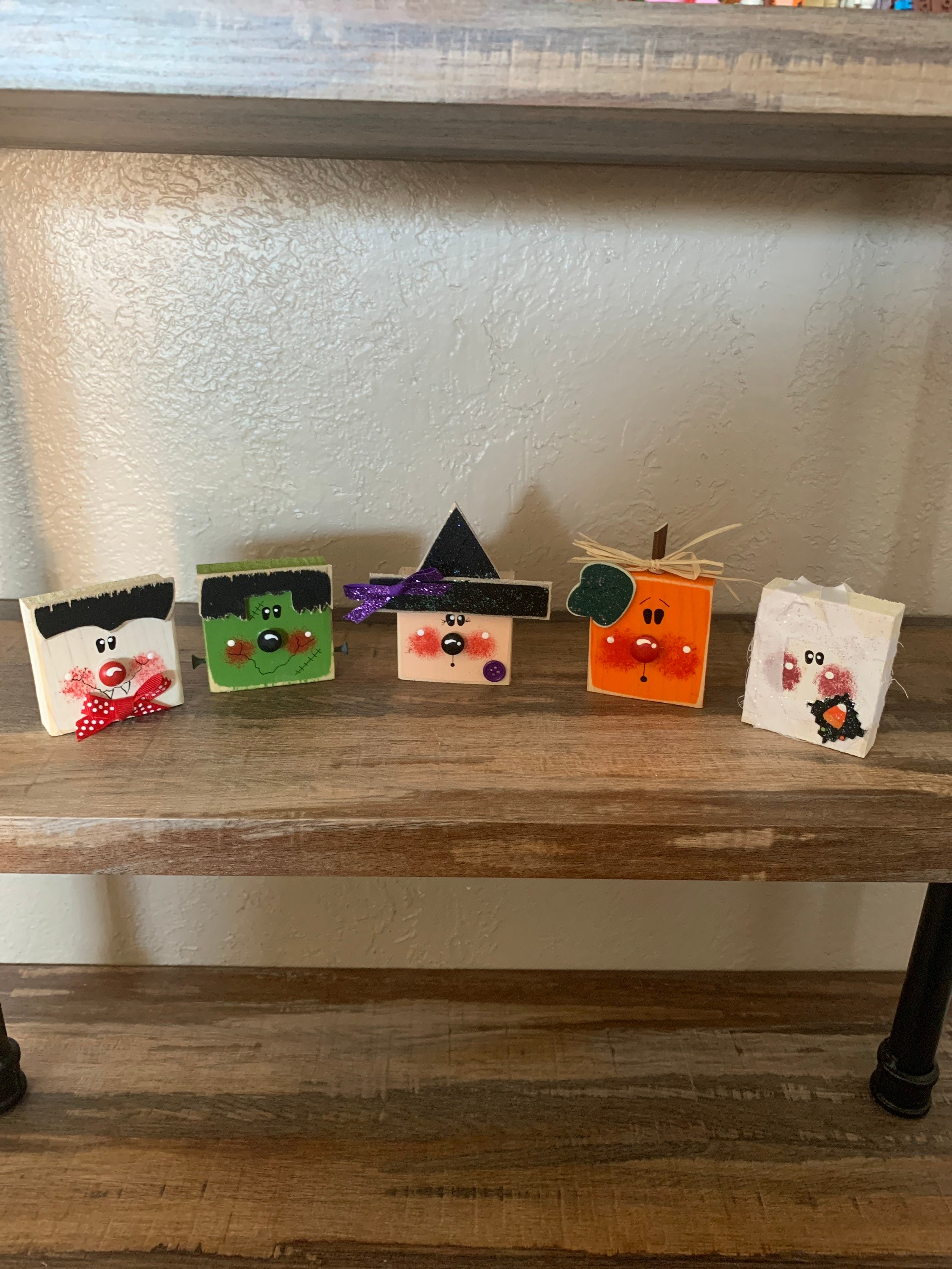 Halloween Block Heads - Etsy