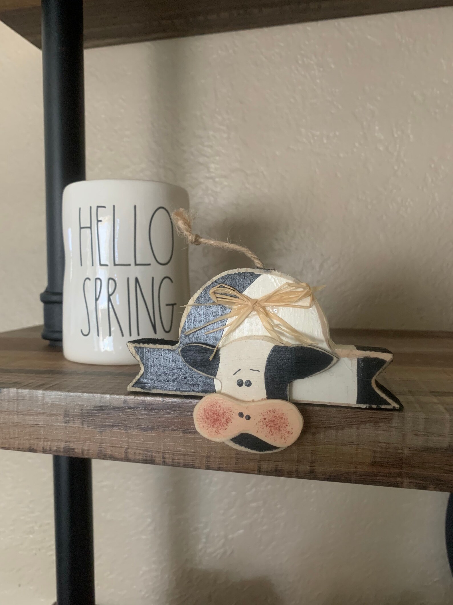 Cow Shelf Sitter - Etsy