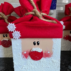 Santa Block - Etsy