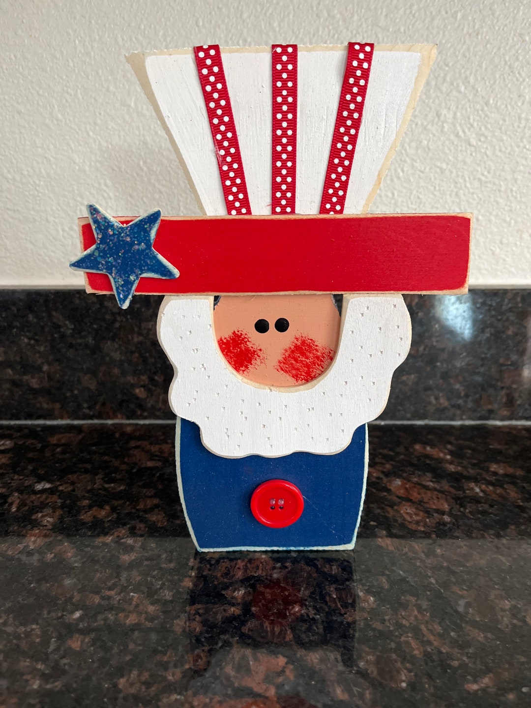 Patriotic Uncle Sam Wall Hanging - Etsy