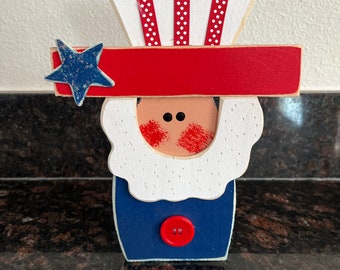 Uncle Sam Ornament. Cute Decoration for Summer Patriotic - Etsy