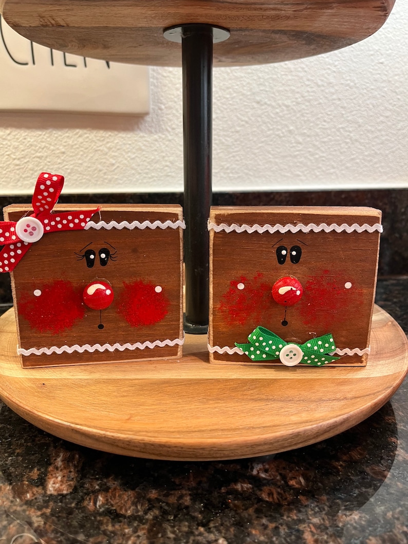 Gingerbread Blocks | Etsy