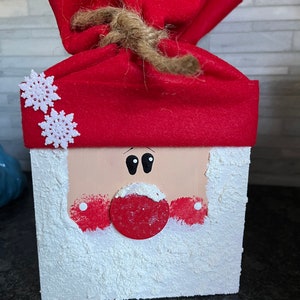 Santa Block - Etsy