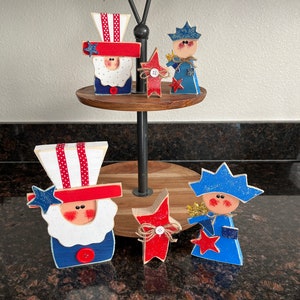 Uncle Sam & Lady Liberty - Etsy