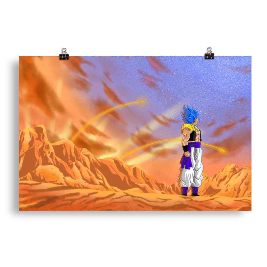 Gogeta Dragon Ball Z Poster - Epic Anime Wall Art - Premium DBZ Decor ...