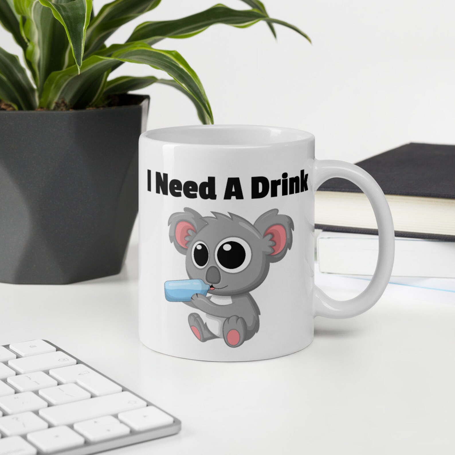 Koala Drinking Mug Australian Koala Bear Mug - Etsy