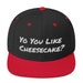 Cheesecake Meme Snapback Hat - Etsy