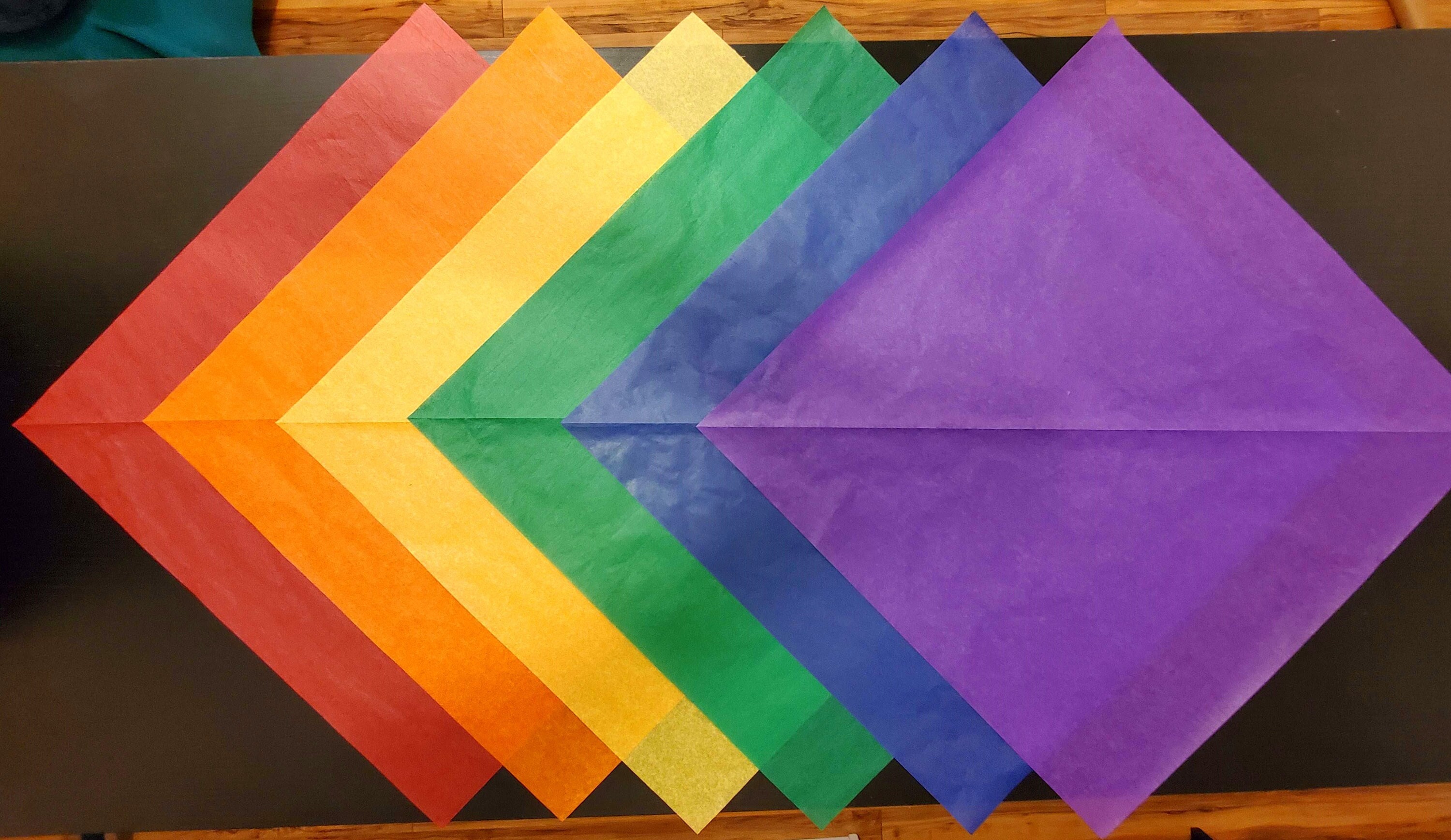 Single Tissue Origami Paper 18 Square custom Colors Available - Etsy