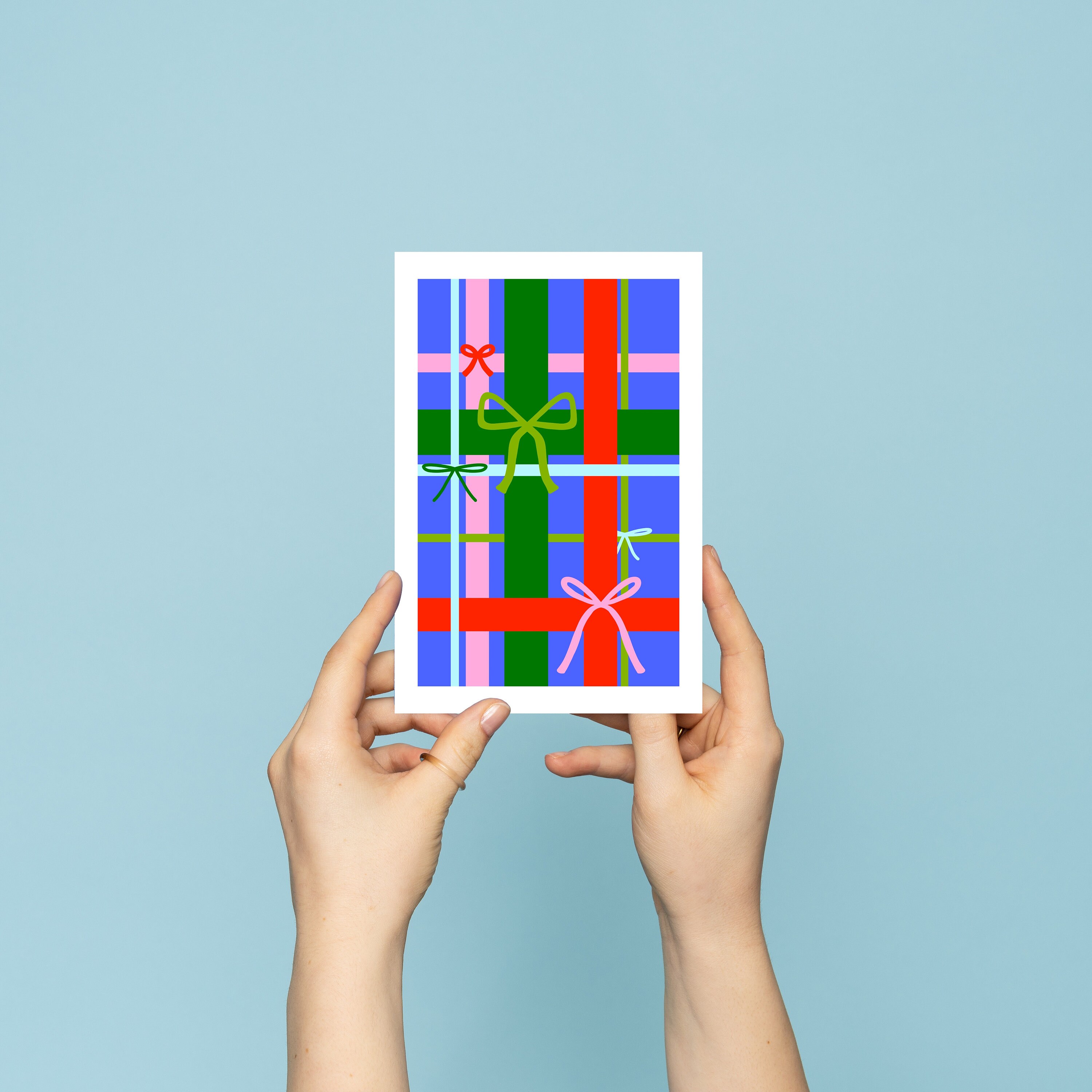 Printable Christmas Wall Art - Present Wrapping, 8.5 X 11 - Etsy