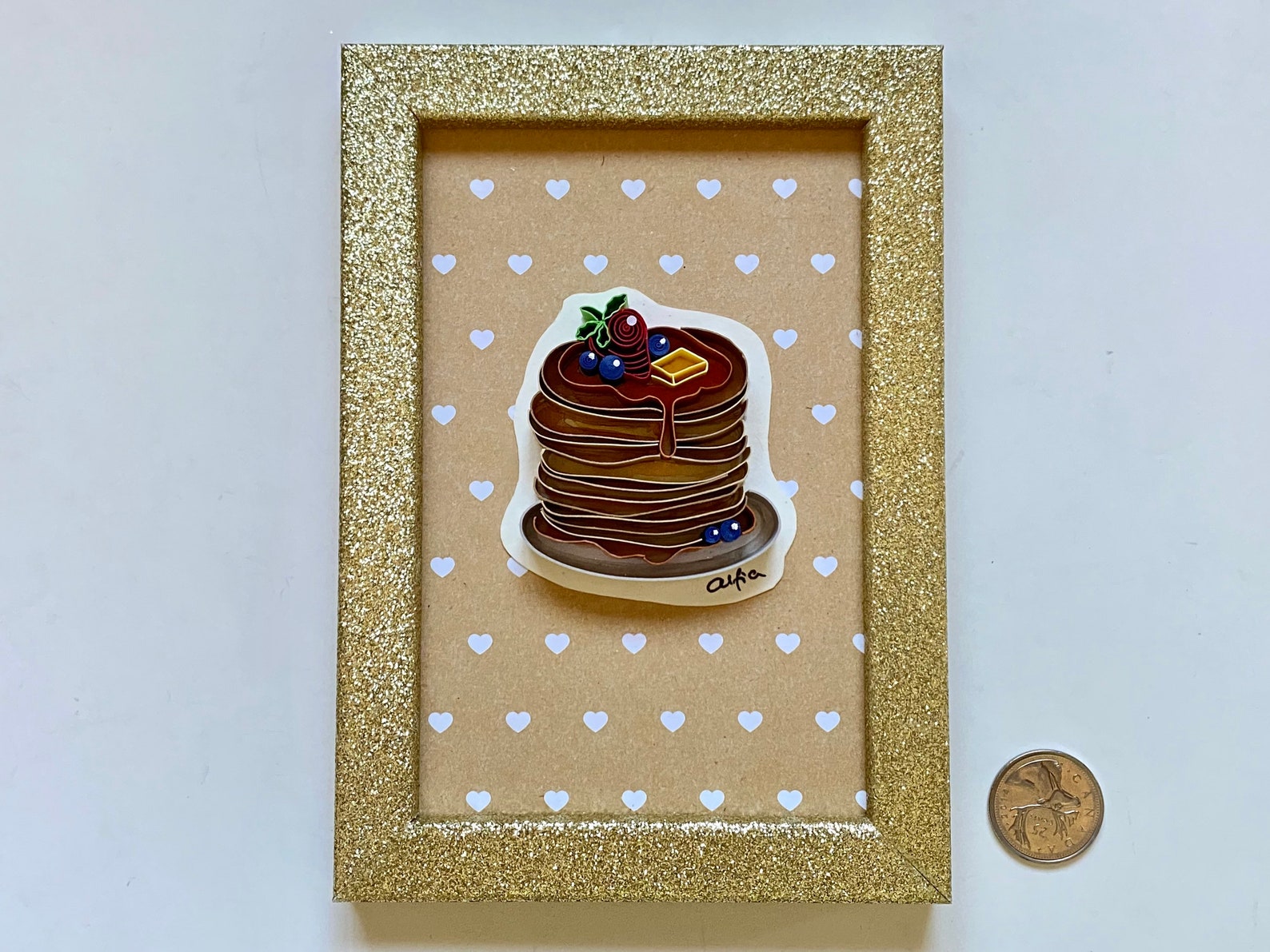 Pancakes Wall Art Breakfast Theme Art Decor Quilled Wall - Etsy