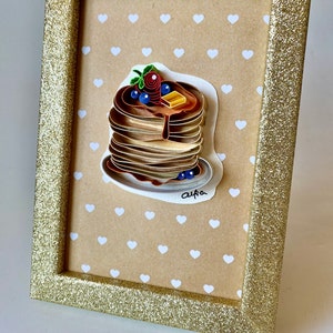 Pancakes Wall Art Breakfast Theme Art Decor Quilled Wall - Etsy