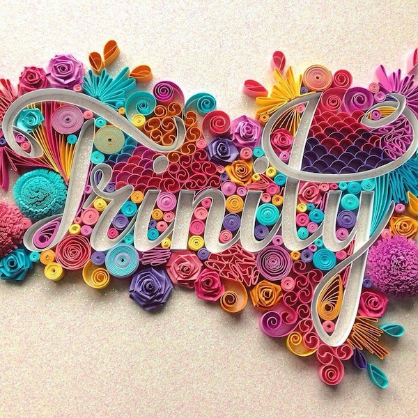 Quilling Name - Etsy