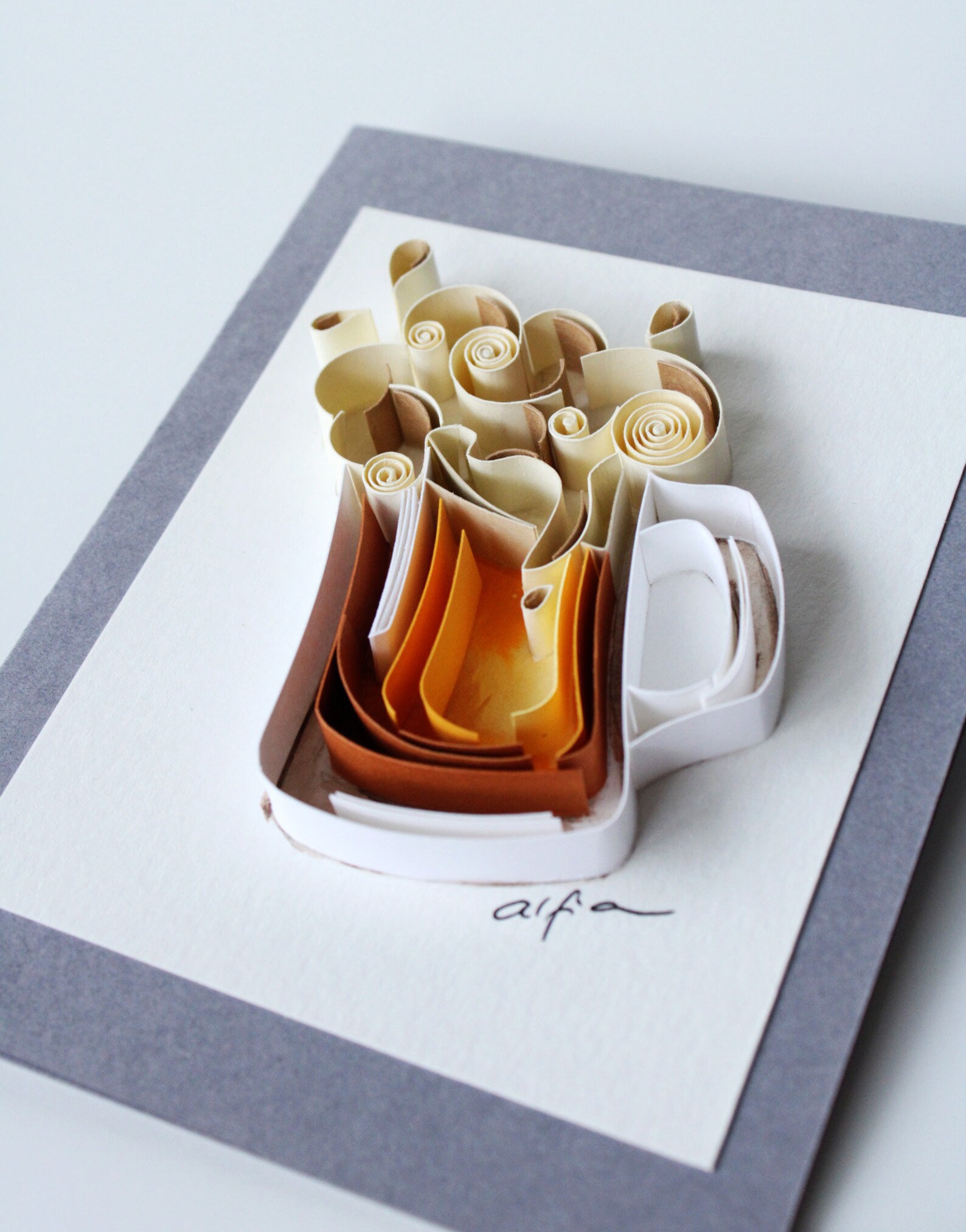 Beer Wall Art Beer Mug Art Quilled Drinks Food Wall Art - Etsy Canada