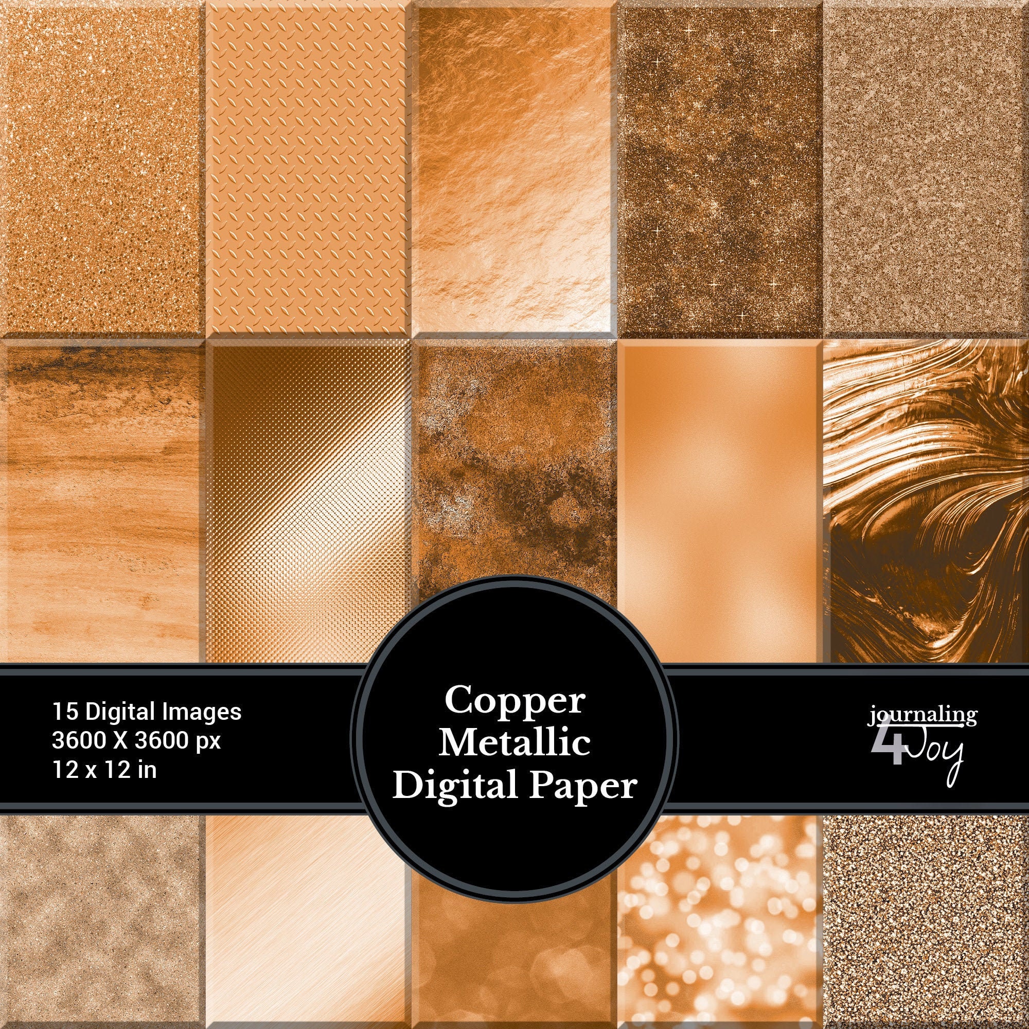 Copper Digital Paper, Copper Backgrounds, Copper Foil, Textures, Liquid ...