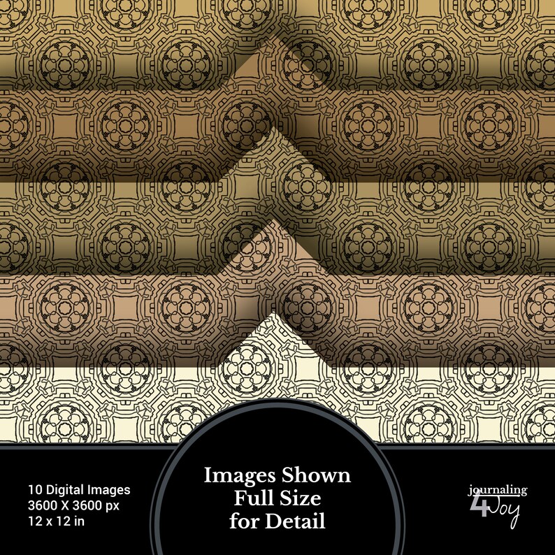 Cream Mayan Damask Digital Paper, Scrapbook Background (300DPI) - Etsy