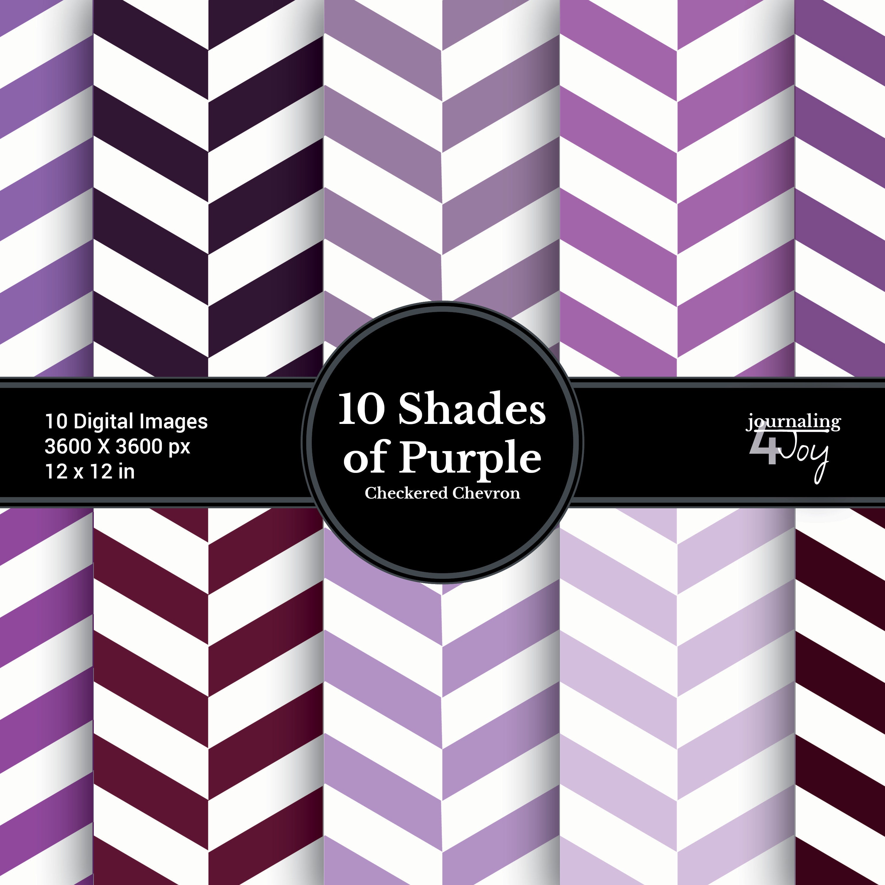 Black And Purple Chevron Background