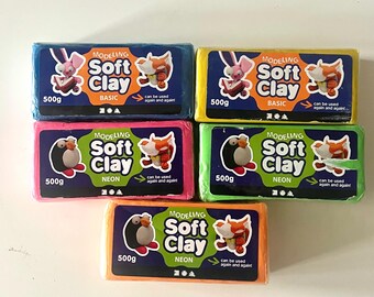 Modeling Clay Pepy Plastilina Reusable And Non-Drying ; Set Based Clay