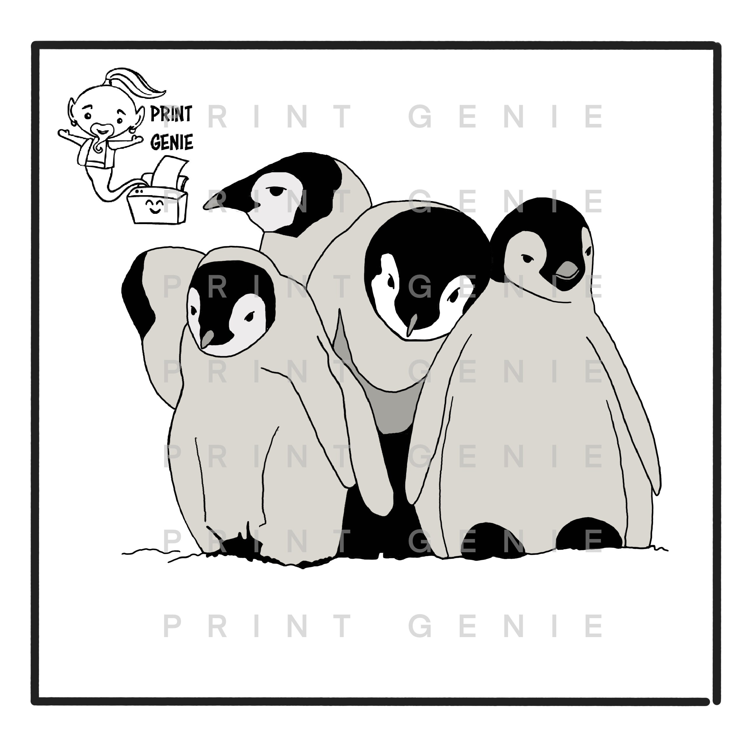 Penguin Family Png Digital Download - Etsy