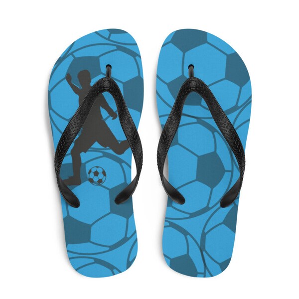 Football Flip Flops - Etsy